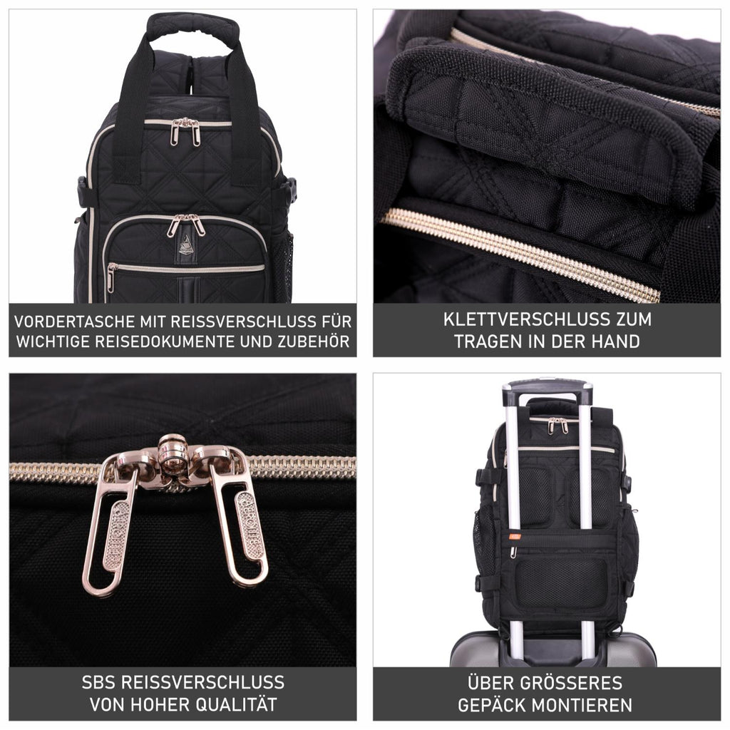 Aerolite 40x20x25cm Ryanair-zugelassener Premium Ökofreundlicher Rucks ...